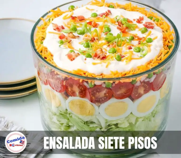 → Receta《 Siete Pisos》 Boricua ※【2022】↑ Original ↑